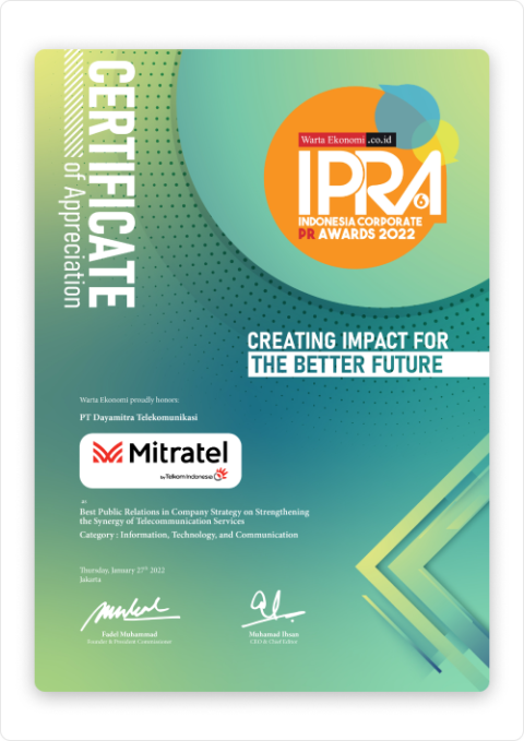 IPRA Award 2022 – Mitratel